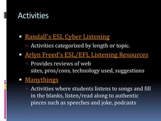 Assisting Language Learning Through Technology | PPTX | Education