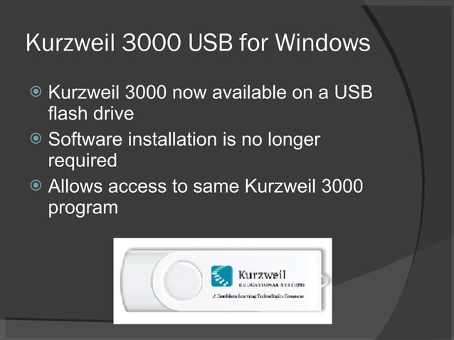 Kurzweil 3000 Software Review | PPT | Computing | Technology & Computing