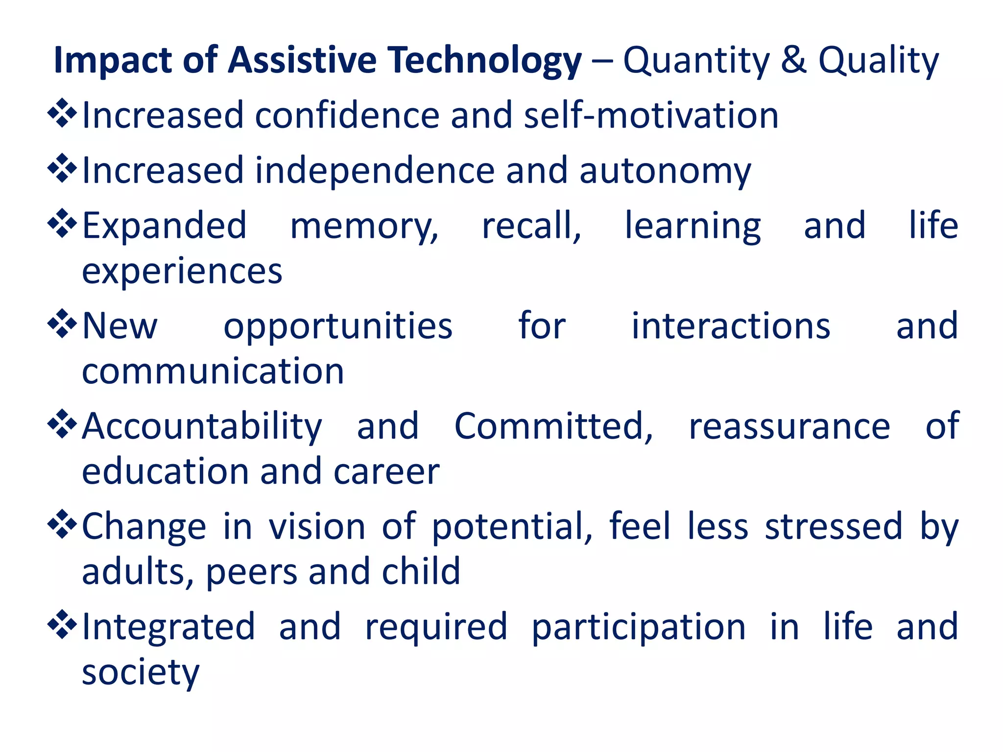 Assistive & Adaptive technology | PPTX