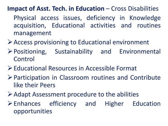 Assistive & Adaptive technology | PPTX