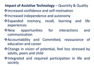 Assistive & Adaptive technology | PPTX