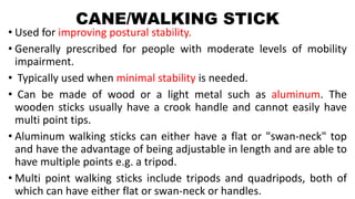 Use of assistive devices | PPTX