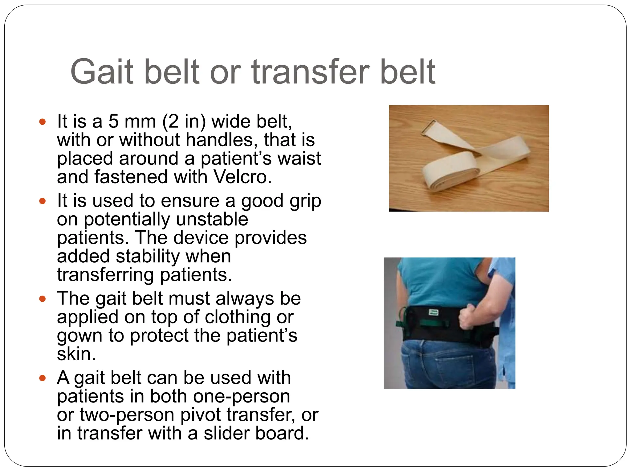 Assistive devices - Used in moving and lifting patients | PPTX