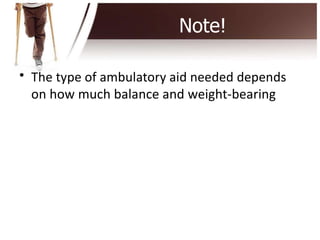ASSISTIVE DEVICES in Nursing Proceduress | PPTX