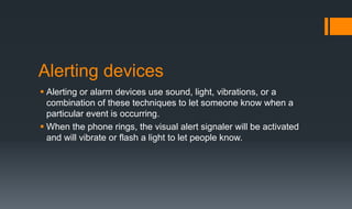 Assistive devices for hearing impairment | PPTX