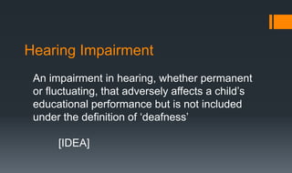 Assistive devices for hearing impairment | PPTX