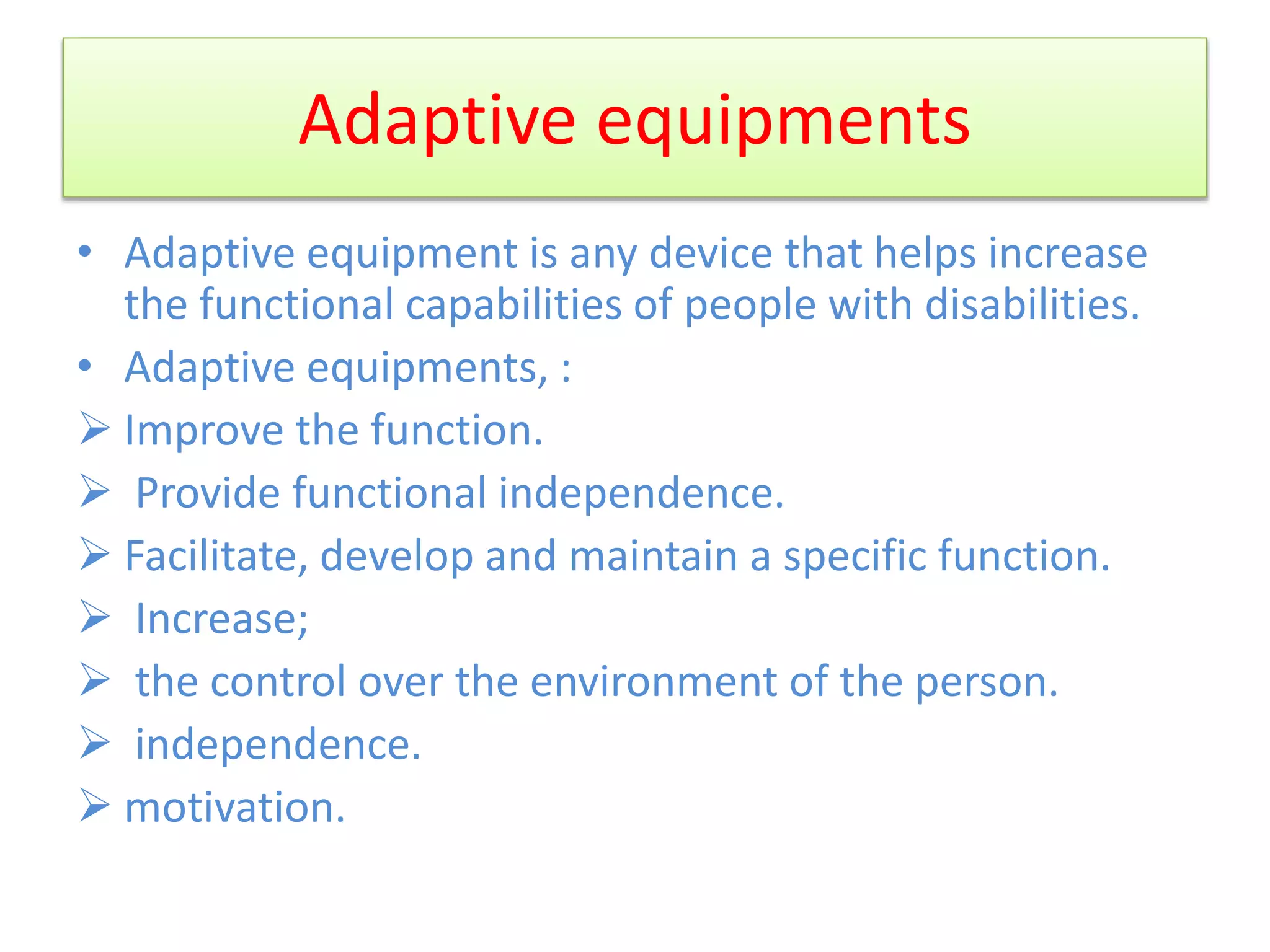 Assistive & assictive technology for pediatric rehabilitation | PPTX