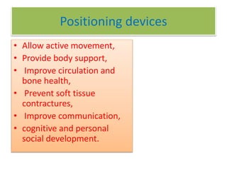 Assistive devices &technology for peadiatric rehabilitation | PPTX