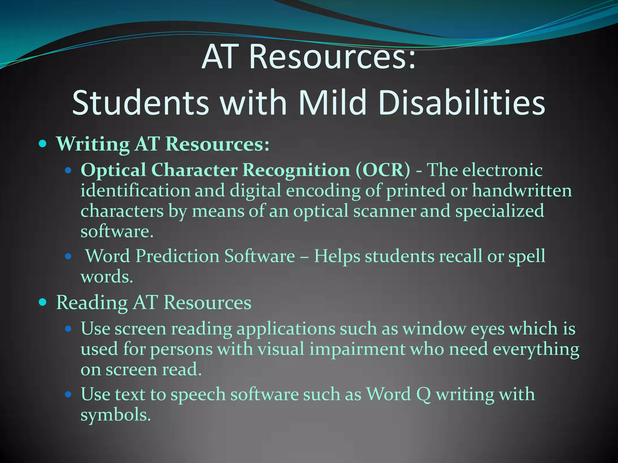 Assistive learning ppt | PPTX