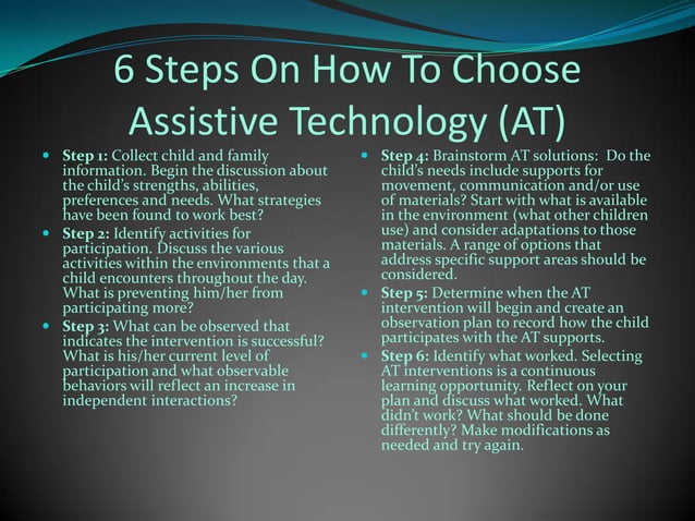 Assistive learning ppt | PPT