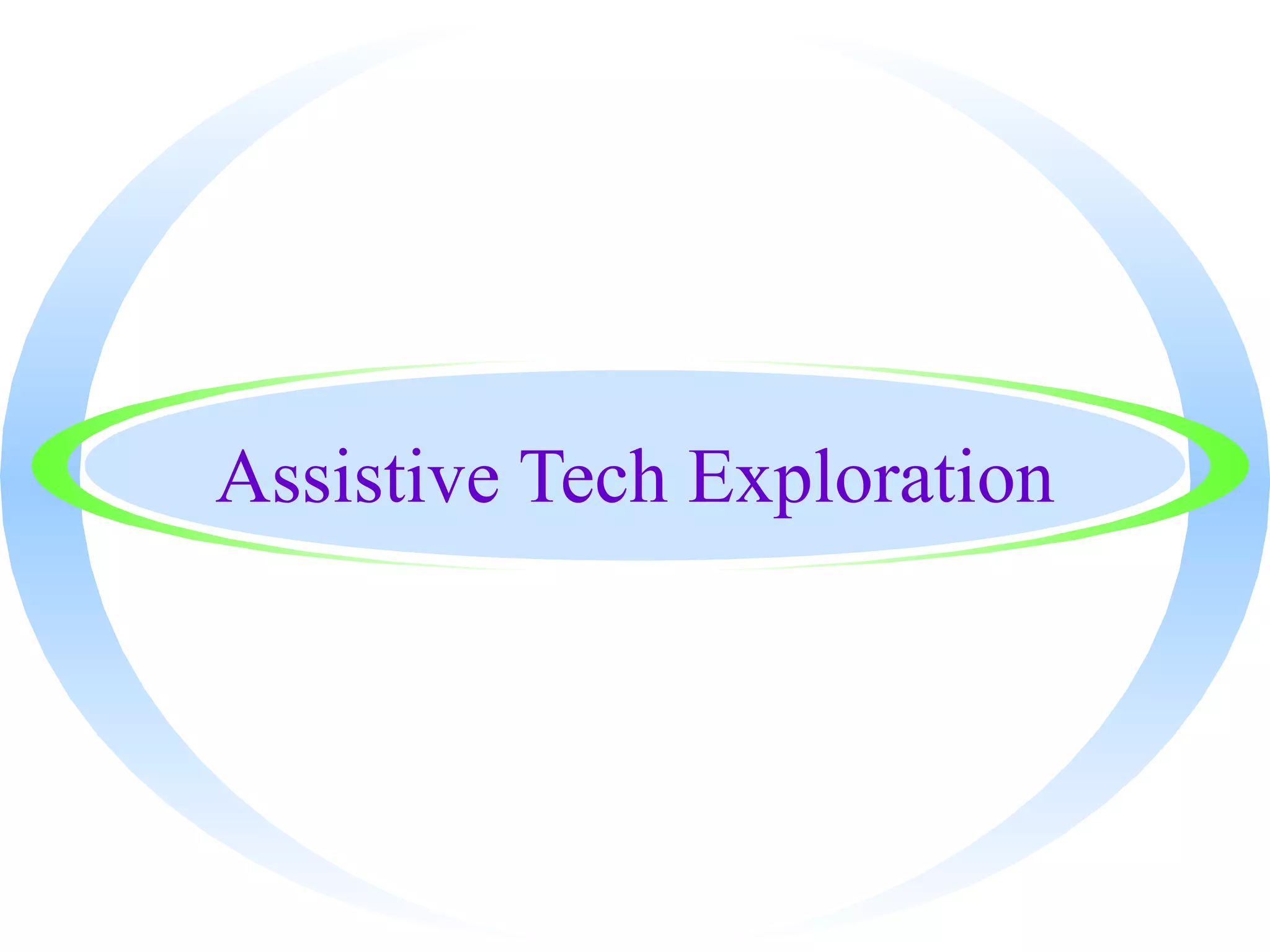 Assistive tech definition | PPT
