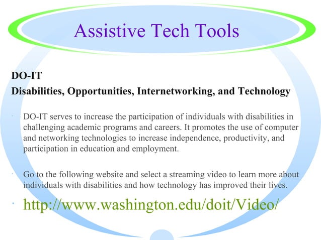 Assistive tech definition | PPT