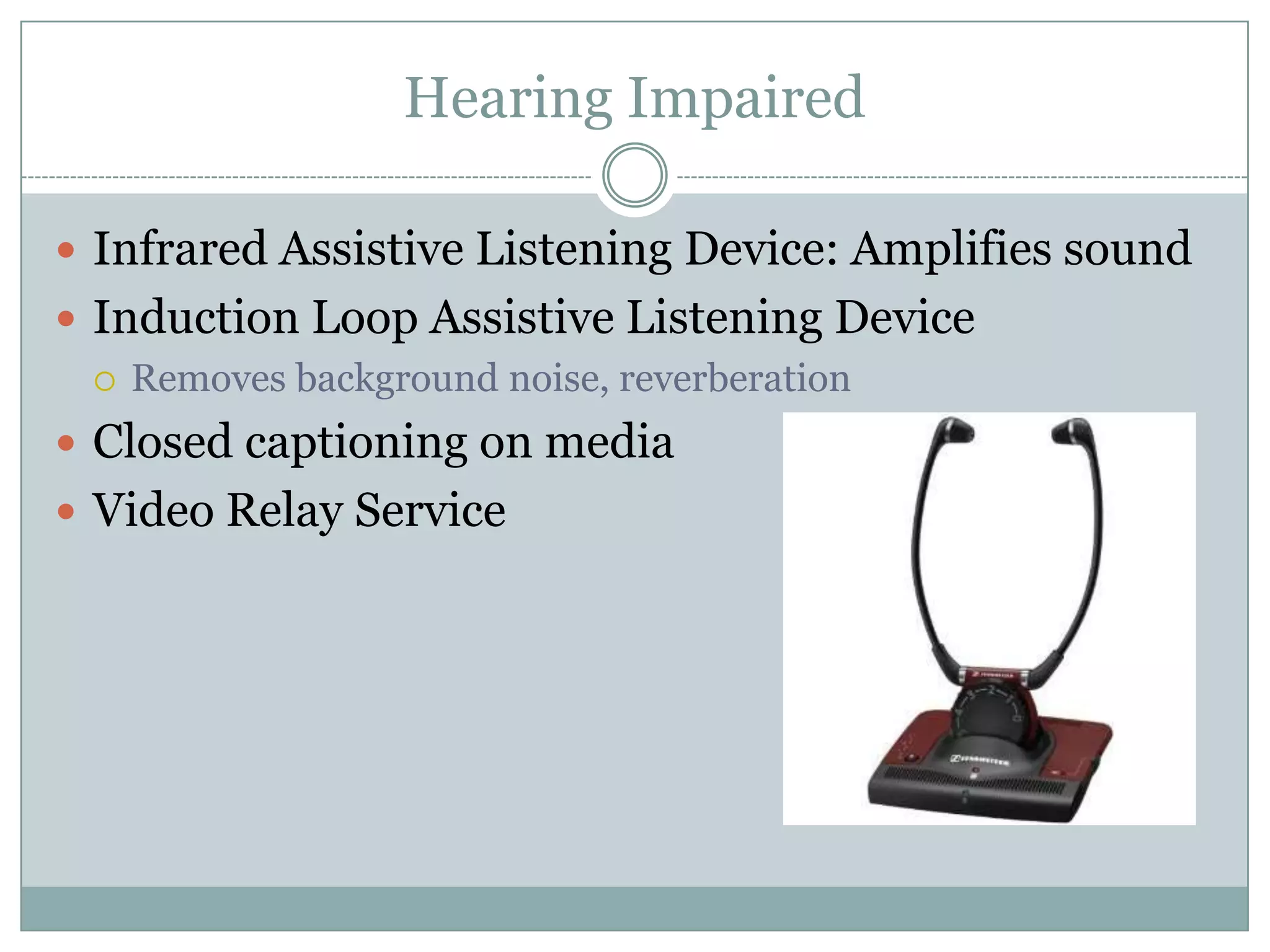 Assistive technology in libraries | PPTX