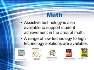 Assistive technology | PPT