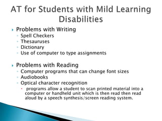 Assistive technology | PPTX | Special Needs Kids | Parenting