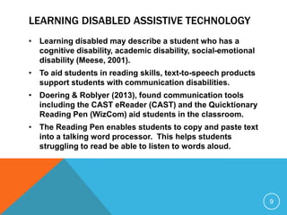 Assistive technology | PPTX