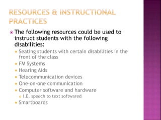 Assistive Technology Presentation | PPTX | Special Education | Education