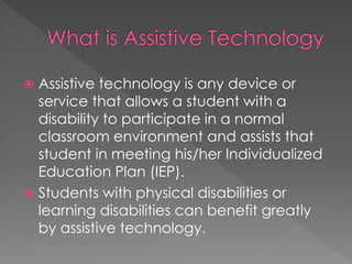 Assistive technology | PPT