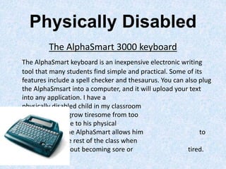 Assistive technology | PPT