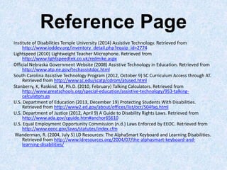 Assistive technology | PPT