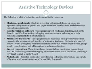 Assistive technology | PPTX