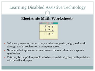 Assistive Technology | PPTX