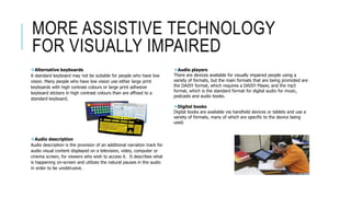 Assistive technology | PPTX