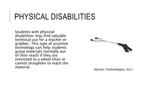 Assistive technology | PPTX | IT and Internet Support | Internet