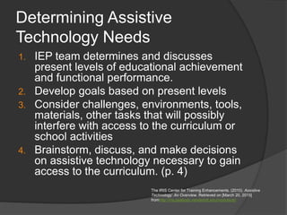 Assistive technology | PPTX