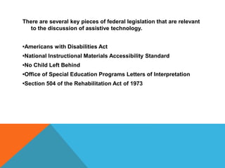 Assistive technology | PPT