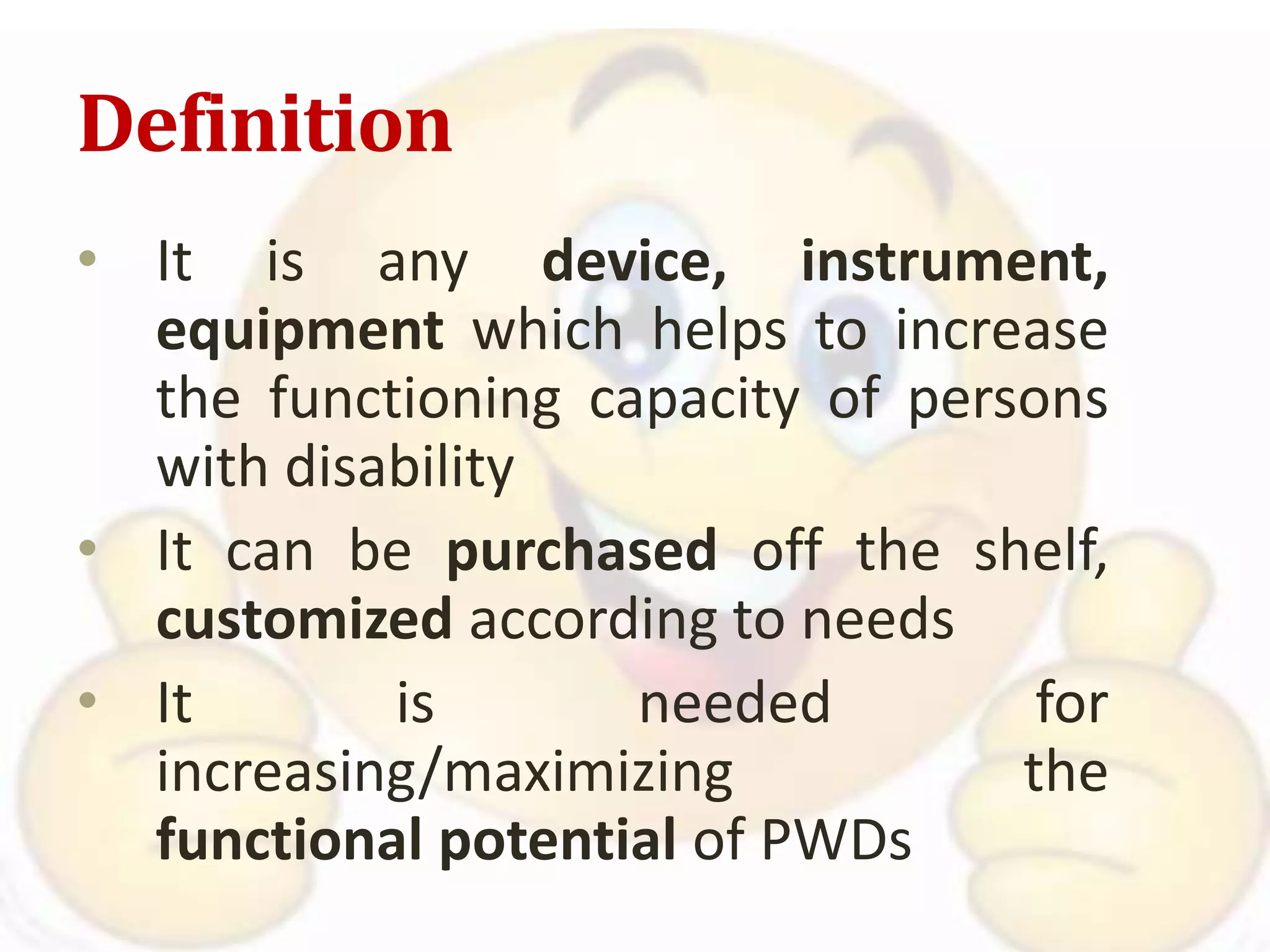 Assistive technology in inclusive education | PPTX