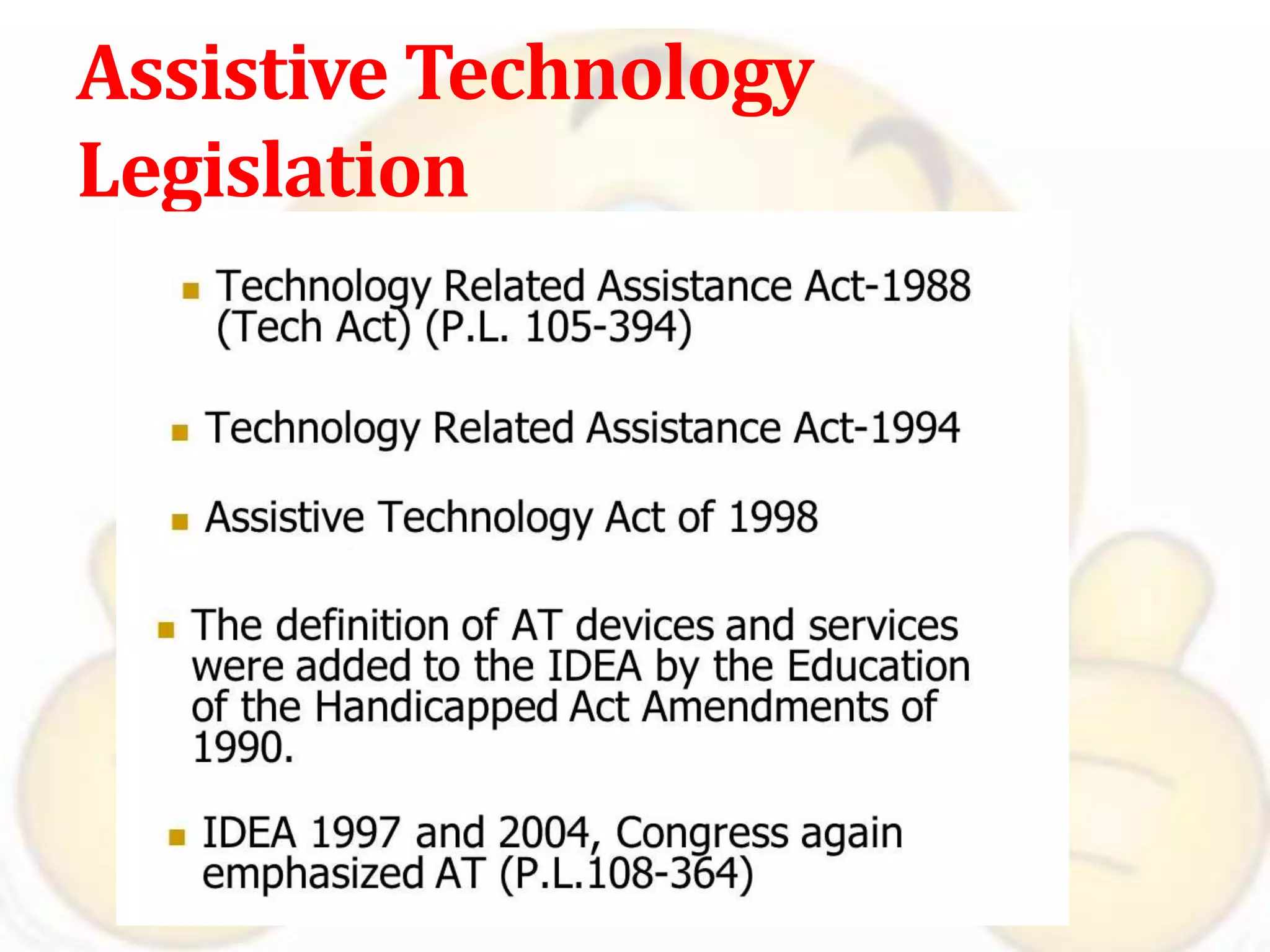 Assistive technology in inclusive education | PPTX