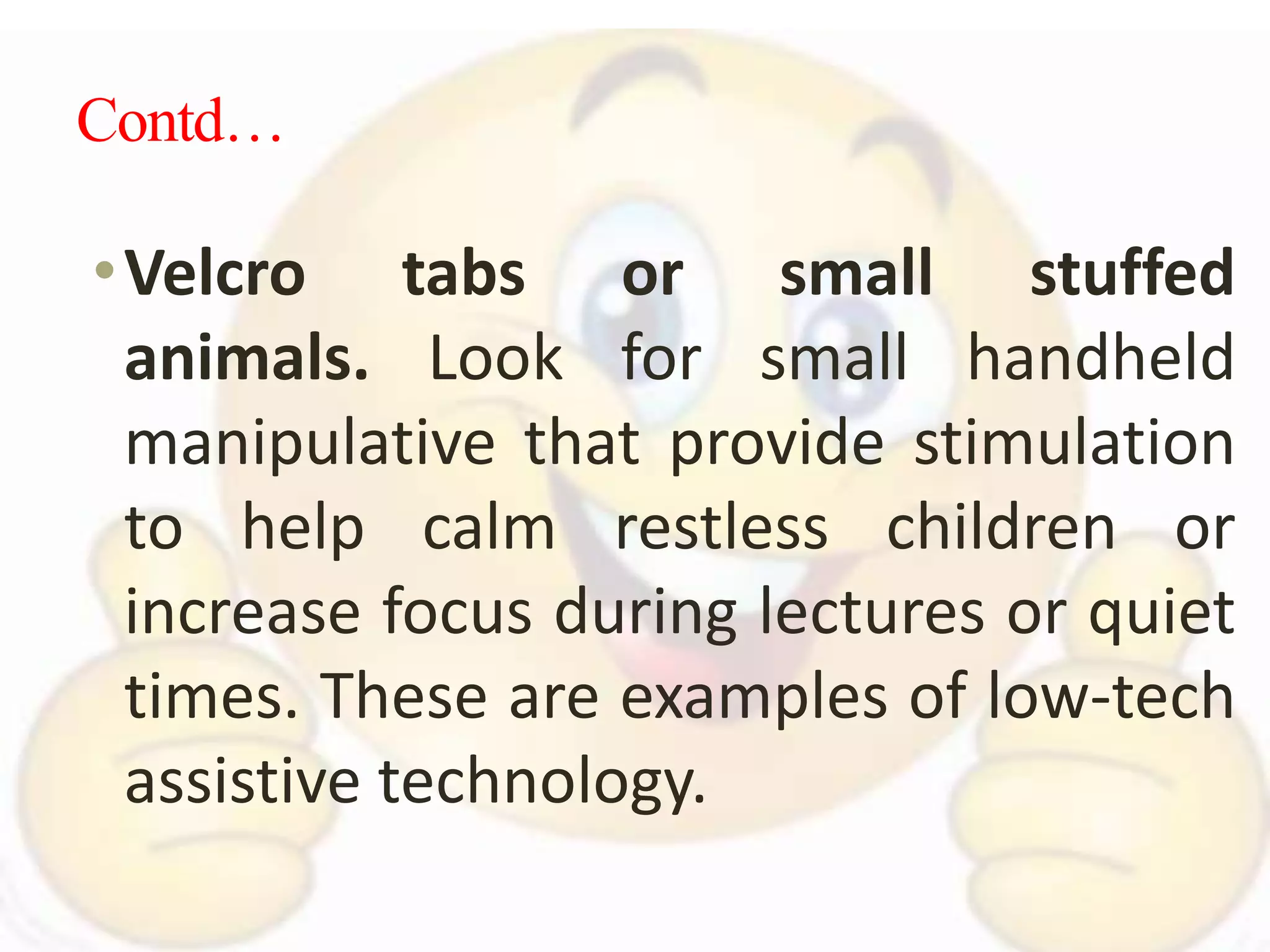 Assistive technology in inclusive education | PPTX