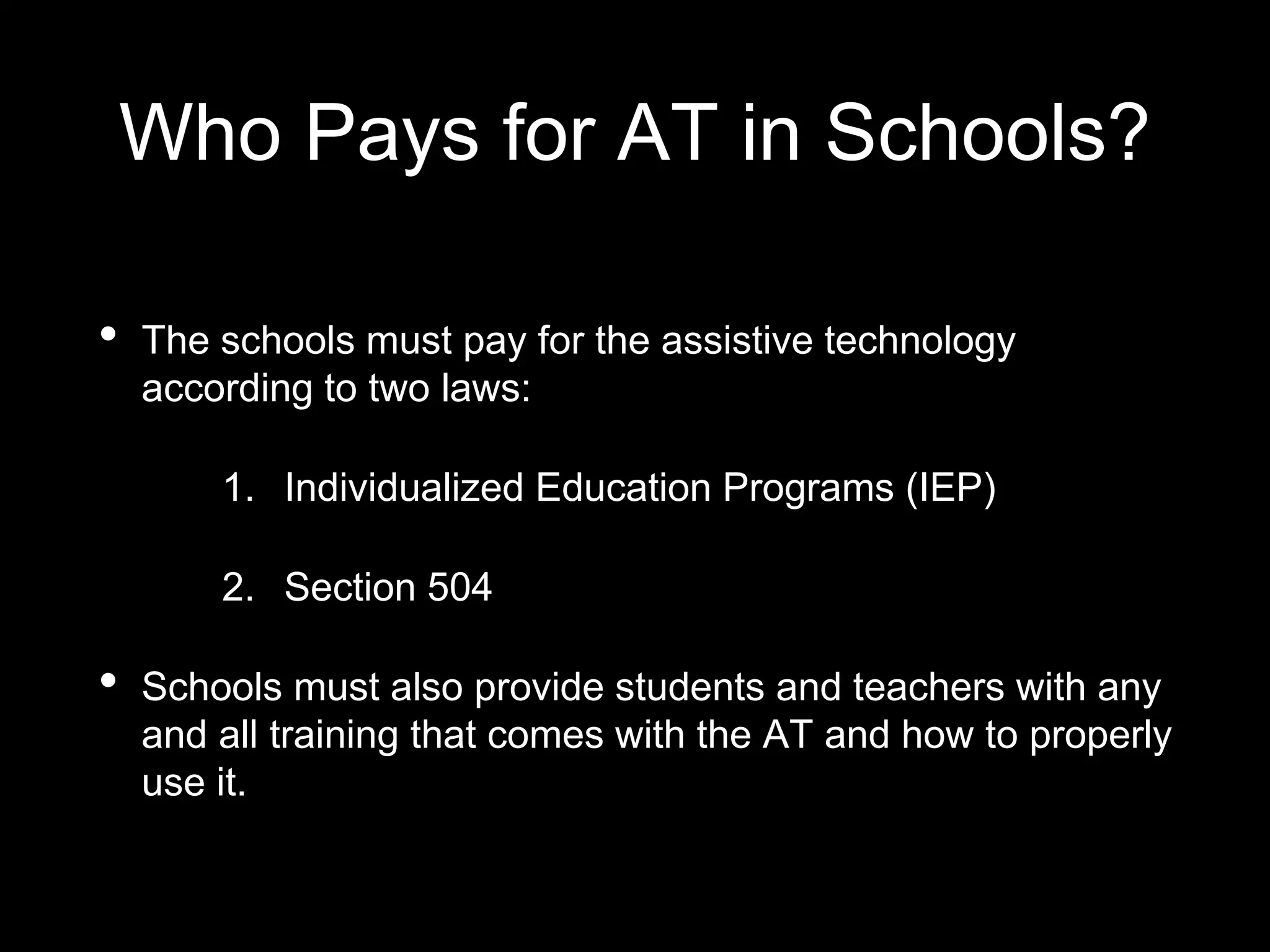 Assistive Technology 10 slide powerpoint (module 1) | PPT