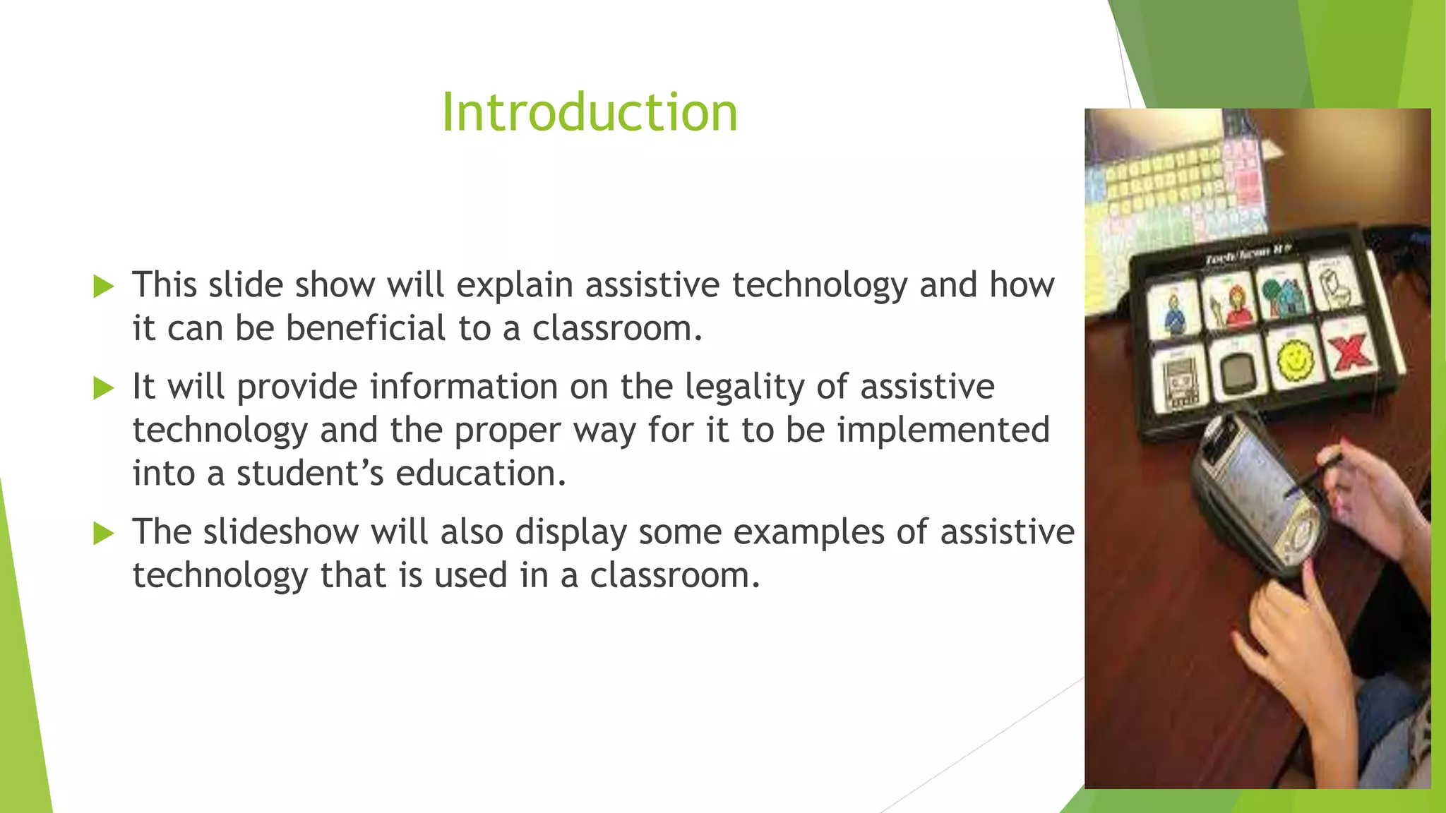 Assistive technology | PPTX