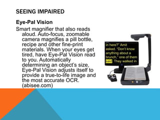 Assistive technology 2 | PPTX | Computer Peripherals | Computing