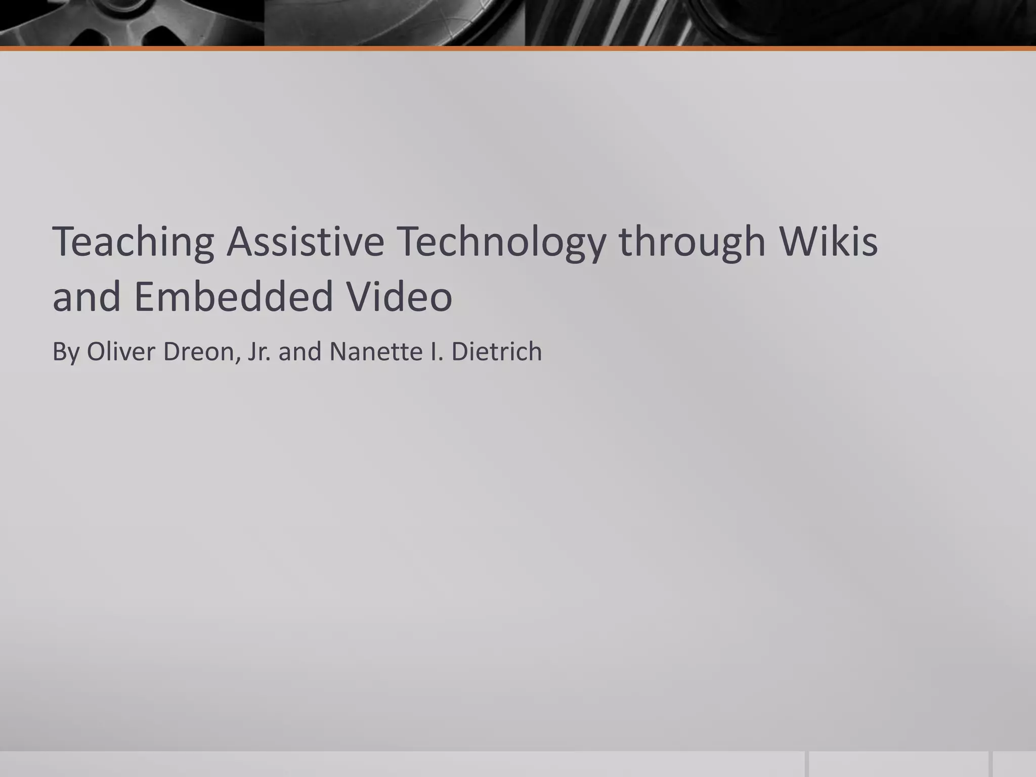 Assistive Technology & Ethics | PPTX