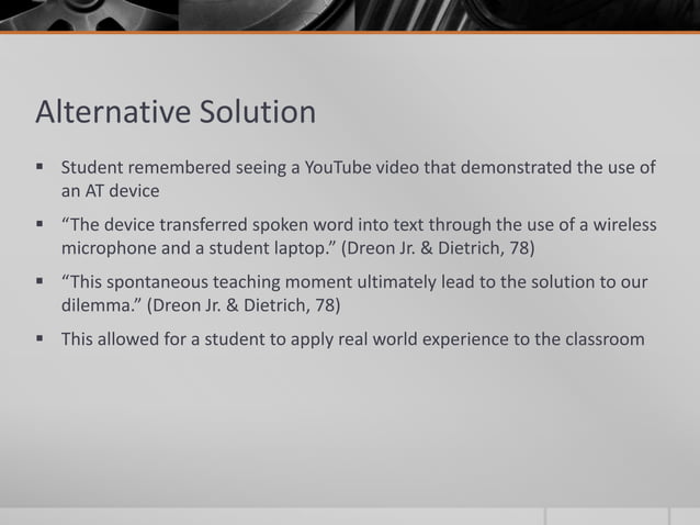 Assistive Technology & Ethics | PPT
