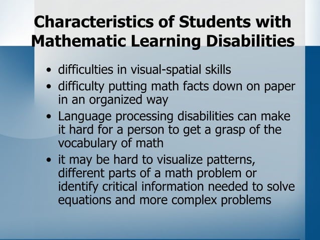 Assistive Technology And Math | PPT