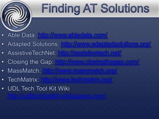 Assistive Technology Assessment | PPTX