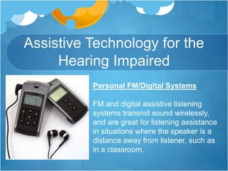 Assistive technology #3 | PPTX
