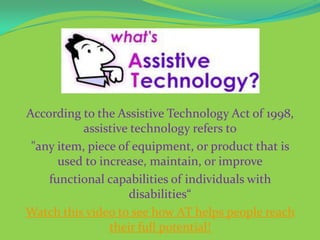 Assistive Technology | PPT