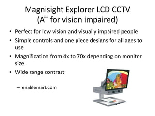 Assistive technology (AT) | PPT