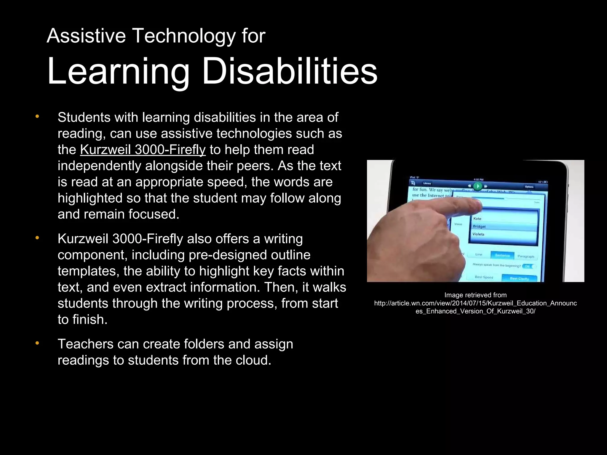 Assistive Technology | PPT | Computer Peripherals | Computing
