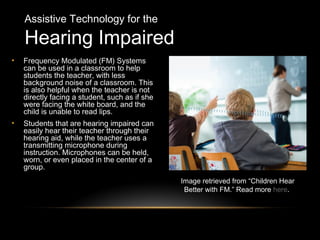 Assistive Technology | PPT | Computer Peripherals | Computing
