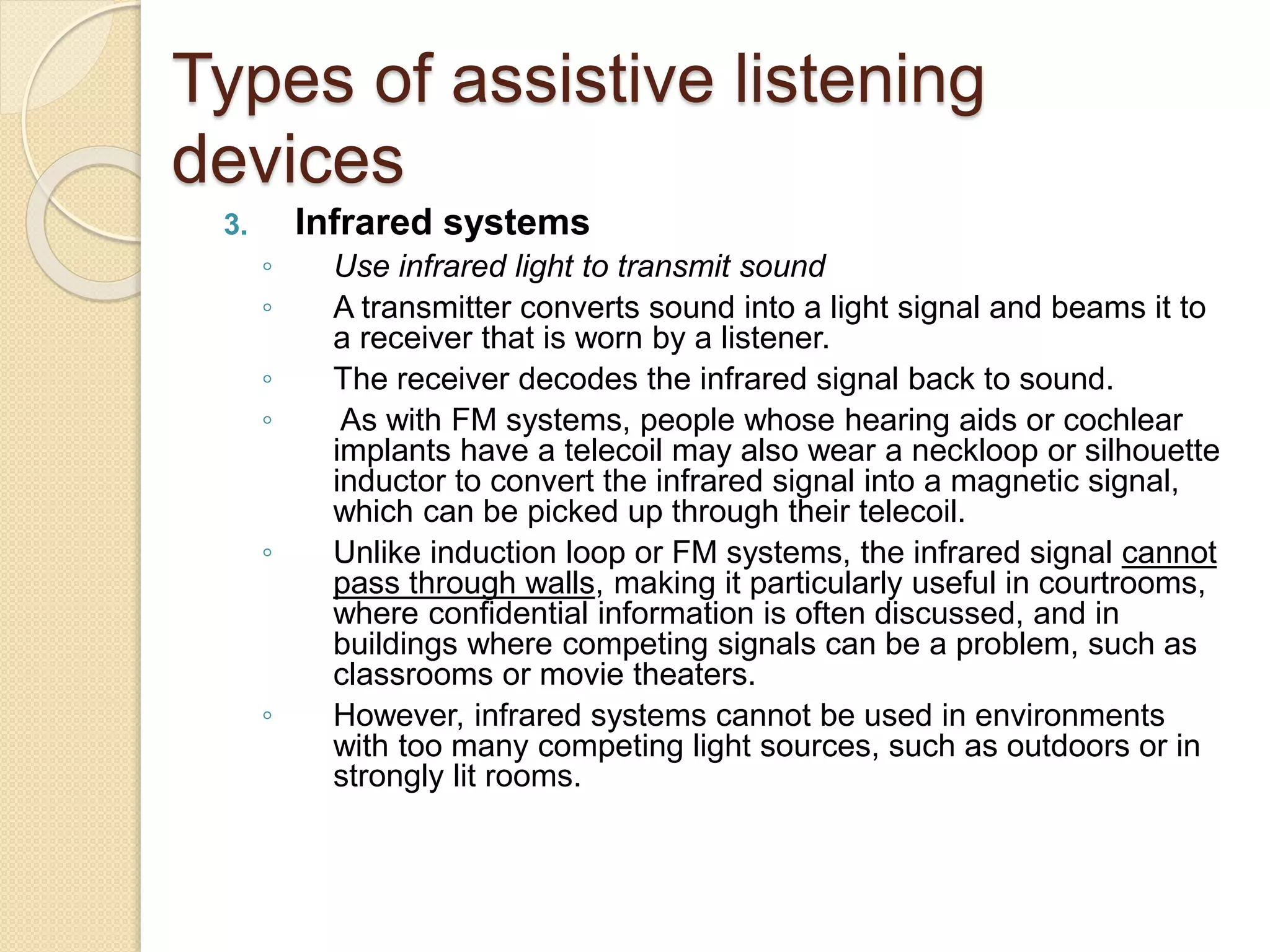 Assistive technology for deaf or hard of hearing | PPTX