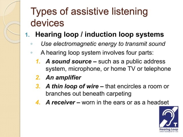Assistive technology for deaf or hard of hearing | PPTX | Ear, Nose and ...