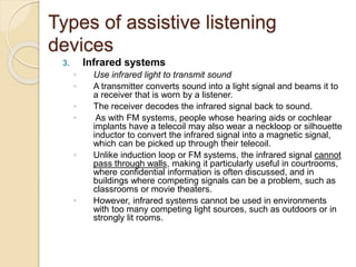 Assistive technology for deaf or hard of hearing | PPTX