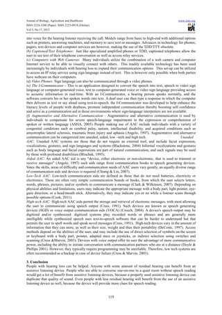 Assistive technology for hearing and speech disorders | PDF