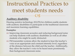 Assistive technology in the classroom | PPTX
